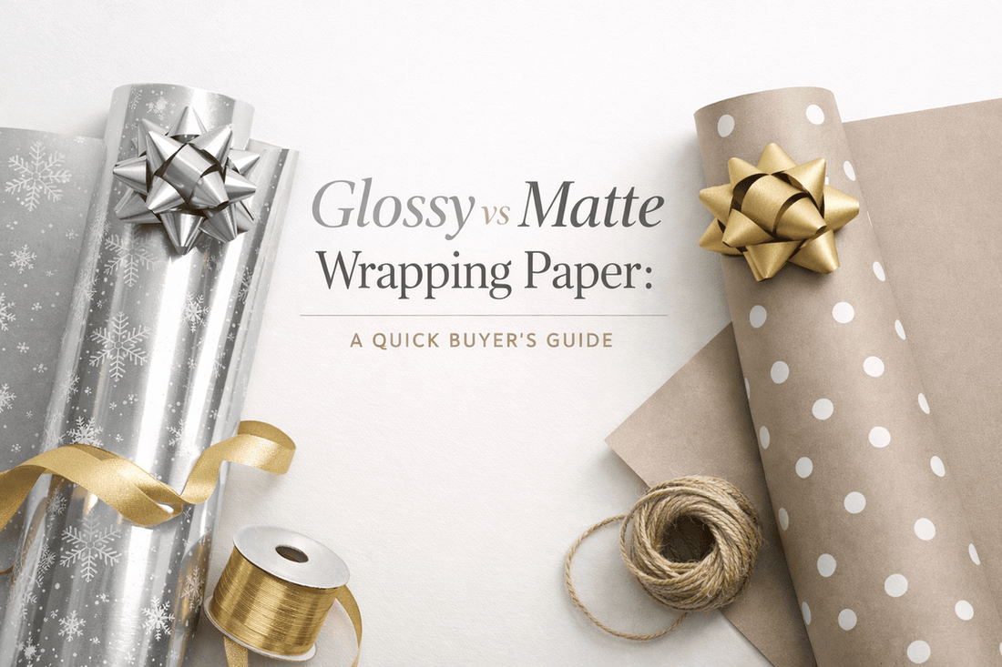 Glossy vs Matte Wrapping Paper: A Quick Buyer’s Guide – Globaleparts