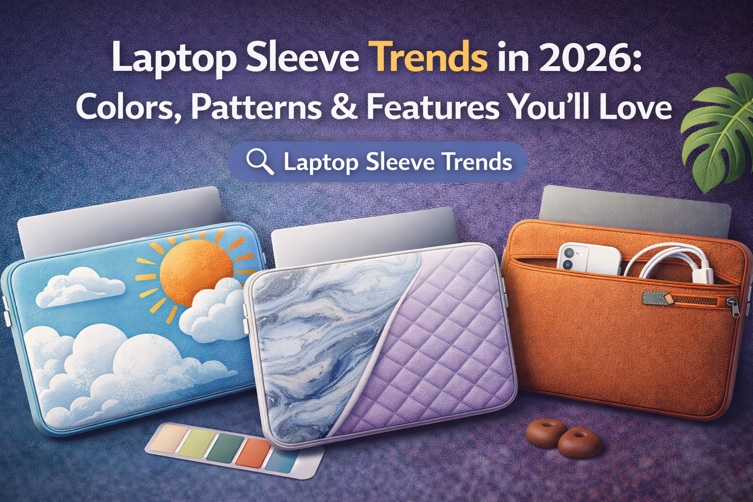 Laptop Sleeve Trends in 2026: Colors, Patterns, and Features You’ll Lo ...