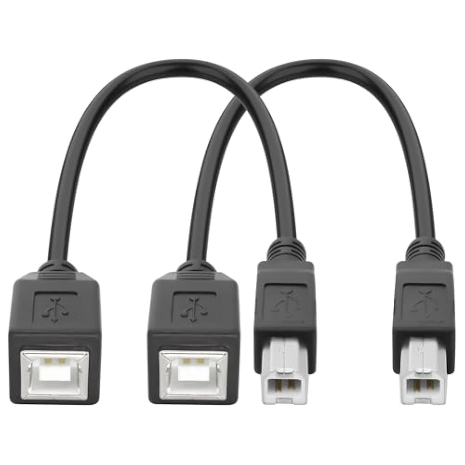 Usb 2.0 Type-B Printer Extension Cable Usb-B Male To Female Print And ...