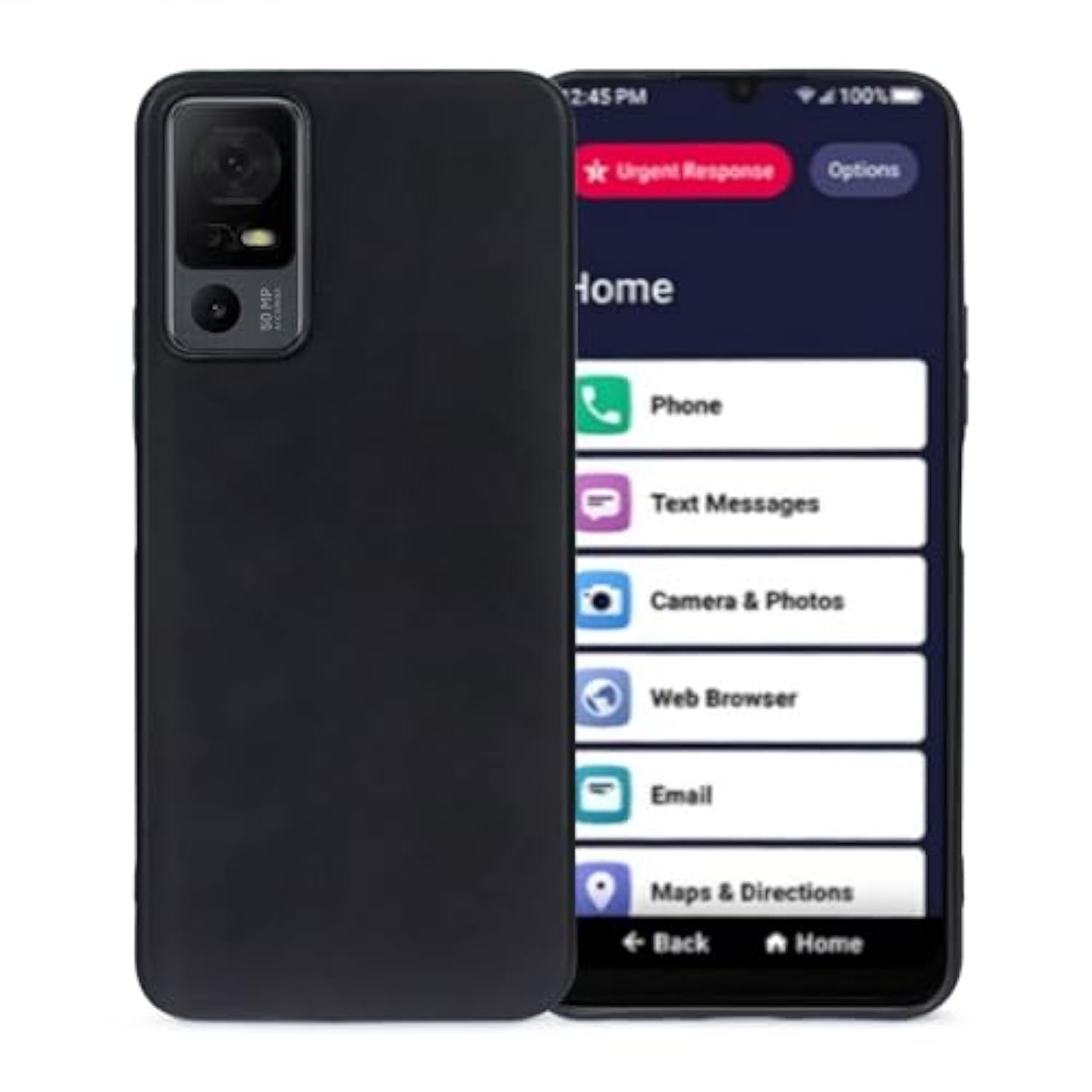 For Jitterbug Smart4 Case, Silicone Soft Tpu Flex And Easy Grip Case ...