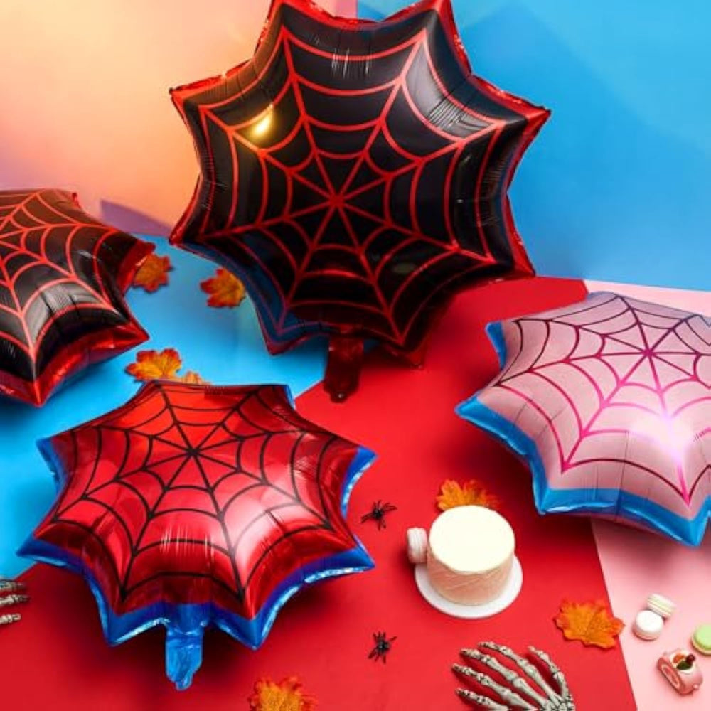 25" Spider Birthday Party Balloon Cartoon Characters Themed Party Decor ...