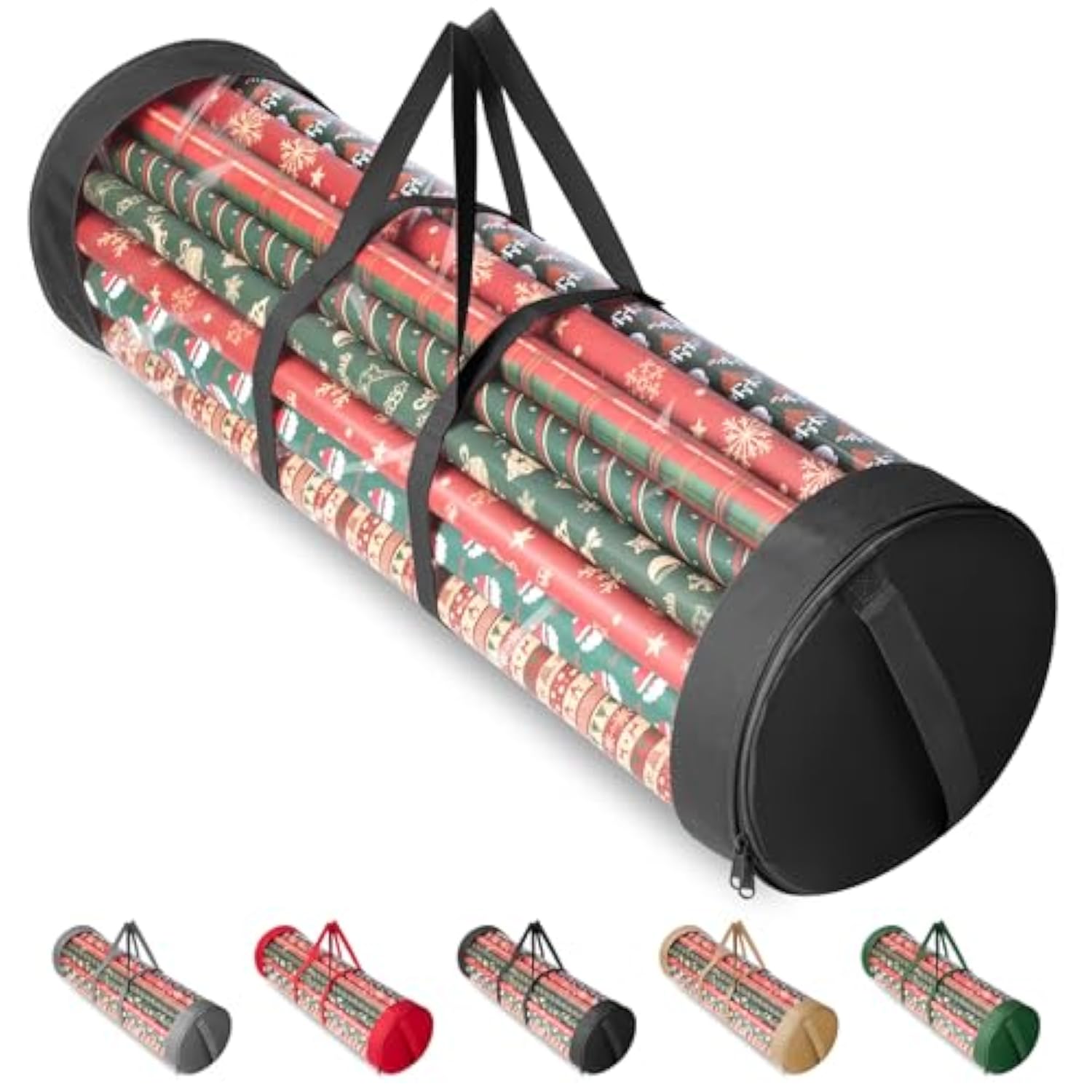 Christmas Wrapping Paper Organizer Storage, 41" Gift Wrapping Paper ...