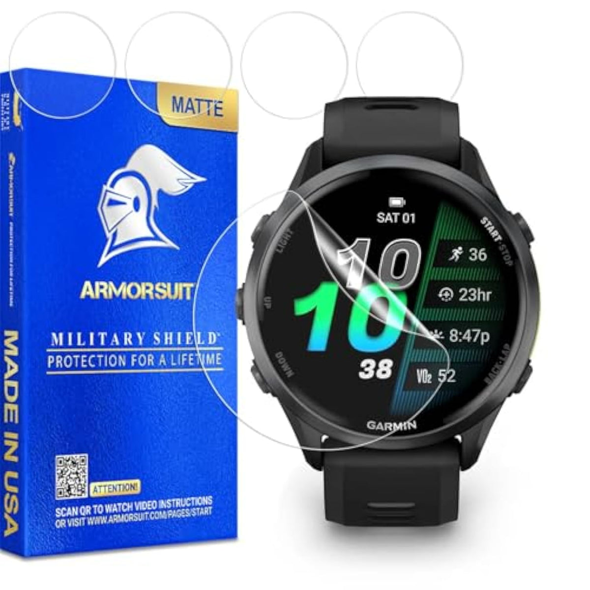 ArmorSuit 6 Pack for Garmin Forerunner 970 Anti-Glare Screen Protector ...